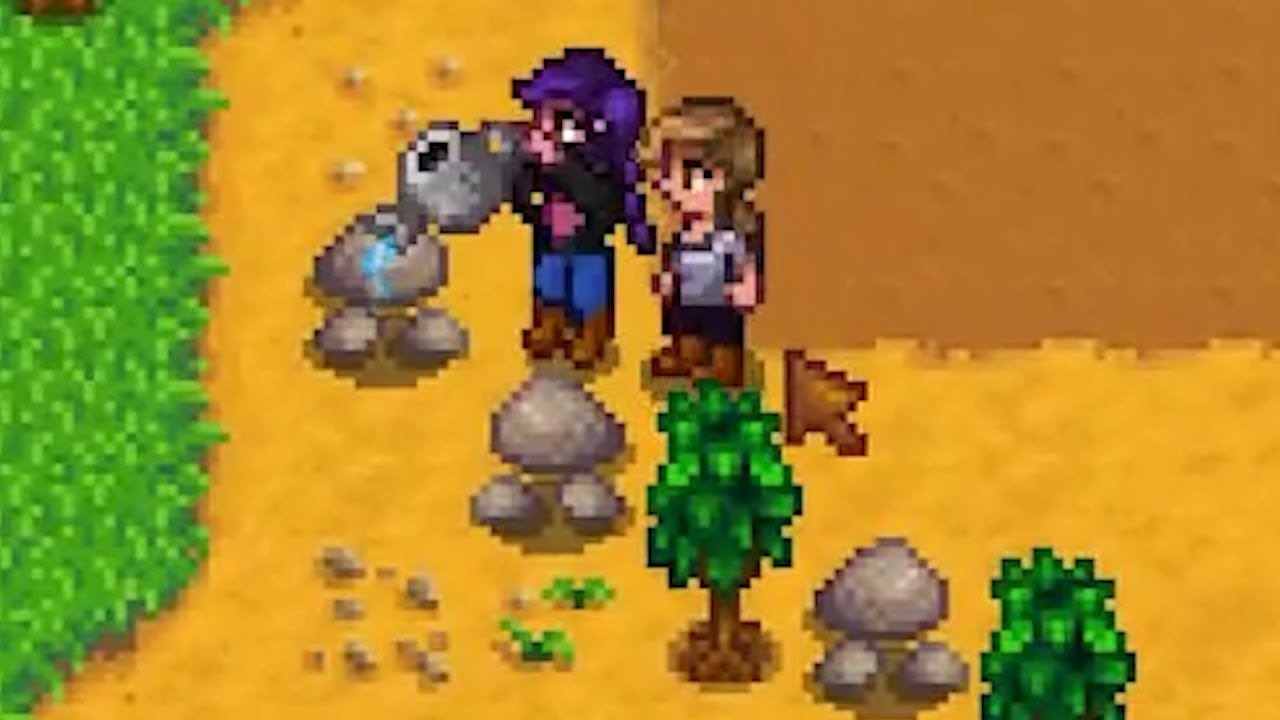 The rock was thirsty | Stardew Valley Year 1, Spring (part 1) - YouTube