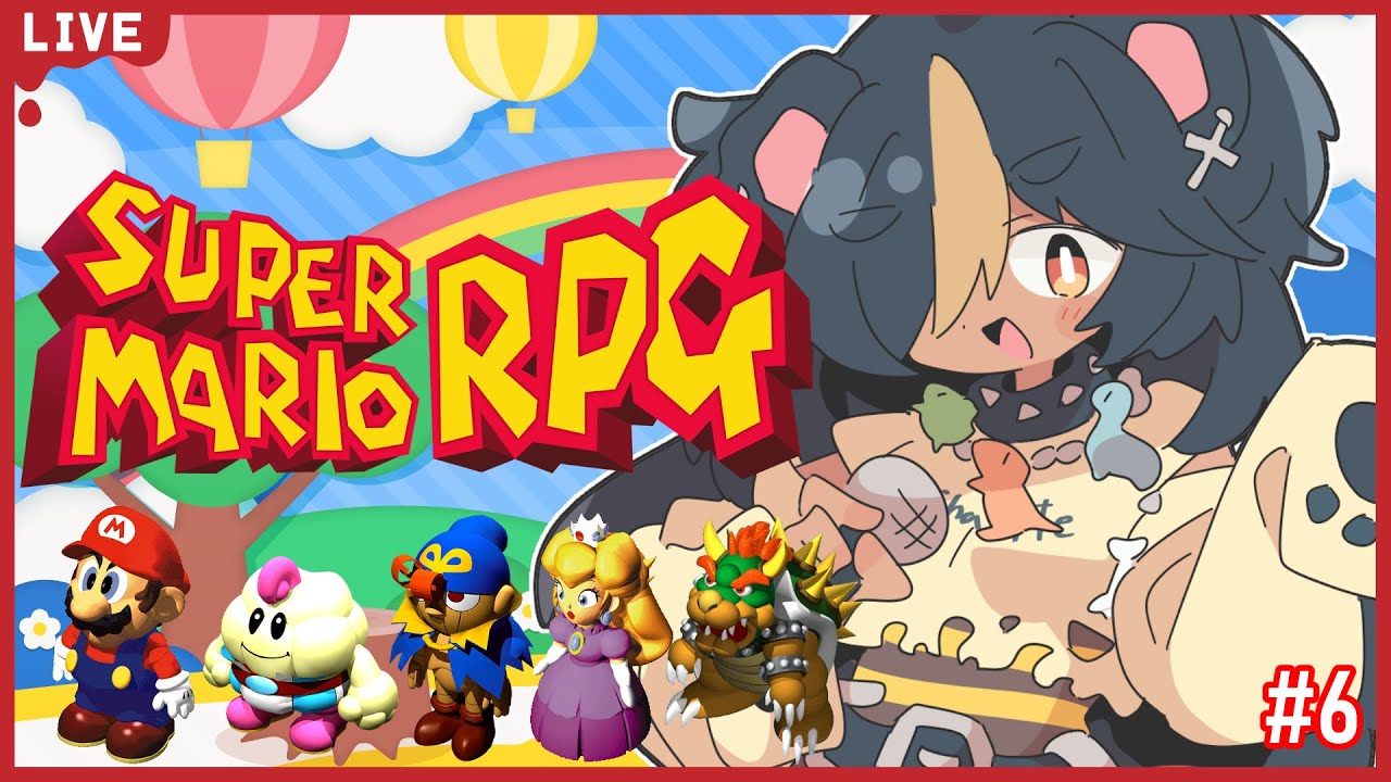 『Vtubear』sleepy super mario rpg [6] - YouTube