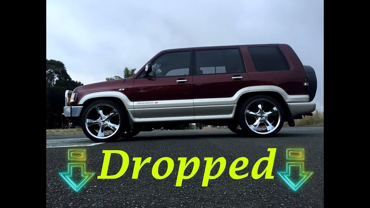 Walled Holden Jackaroo Lowered = Loweroo - YouTube