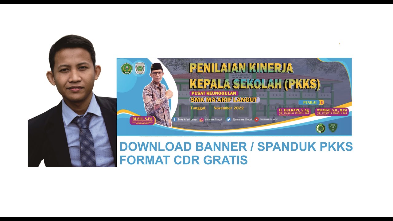 DOWNLOAD BANNER / SPANDUK PKKS TERBARU FORMAT CDR GRATISS!! - YouTube