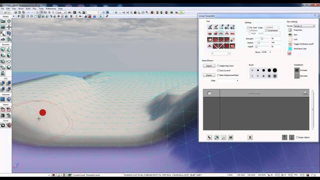 UDK Basics 02- The Basics Terrain Editor - YouTube