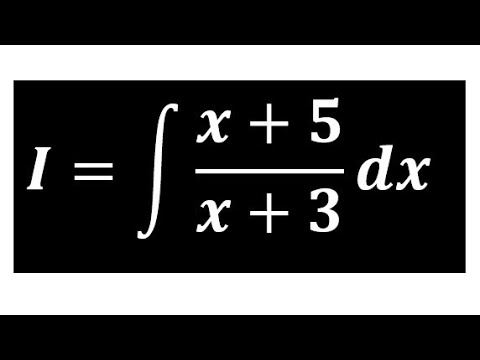 Intégrale primitive sum(X+5/X+3)dx. fonctions rationnelles. fonctions ...