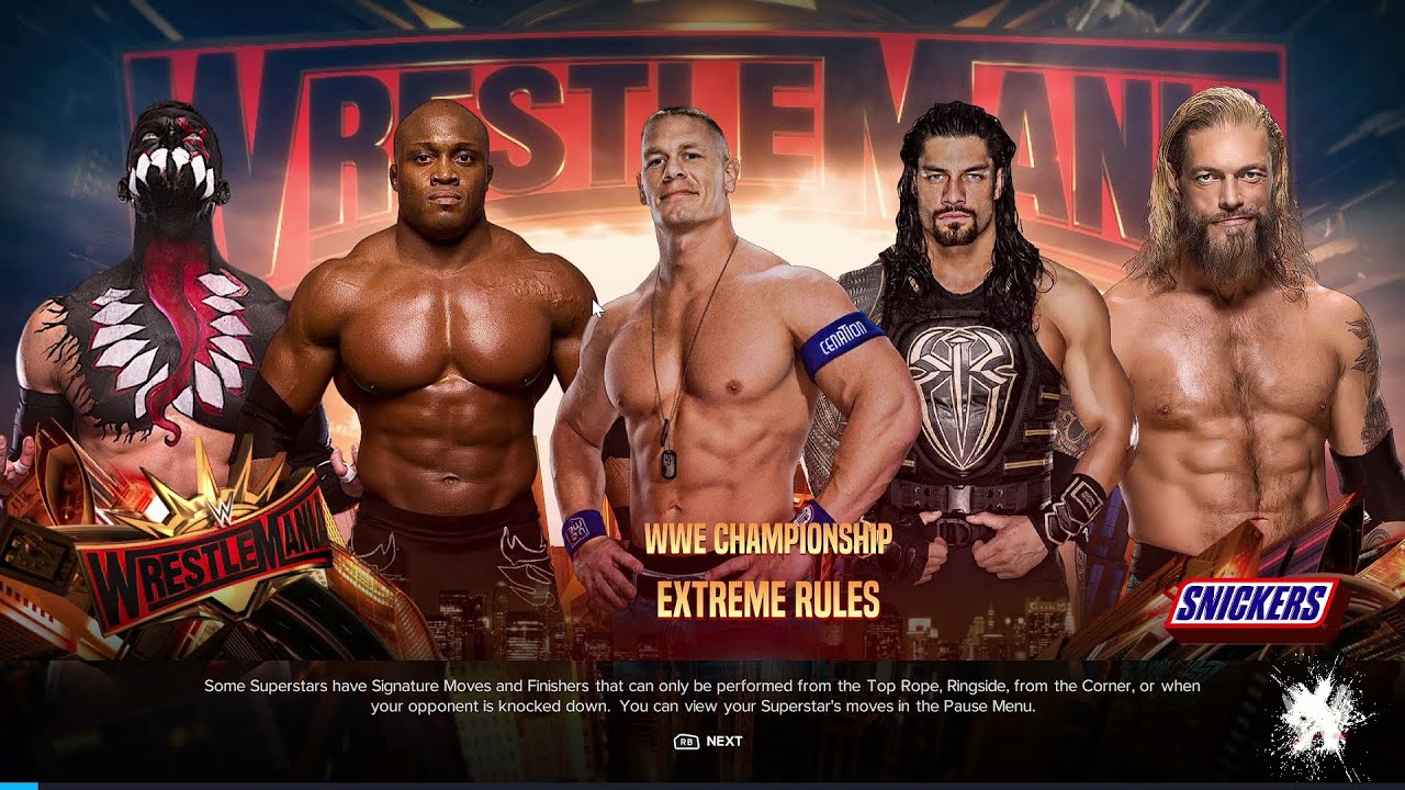 WWE 2K24 FULL MATCH — 5-Man Showdown — WWE Title Match - YouTube