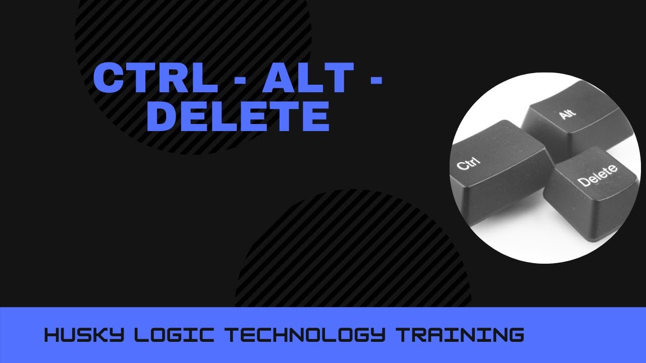 How to use Control-Alt-Delete - YouTube