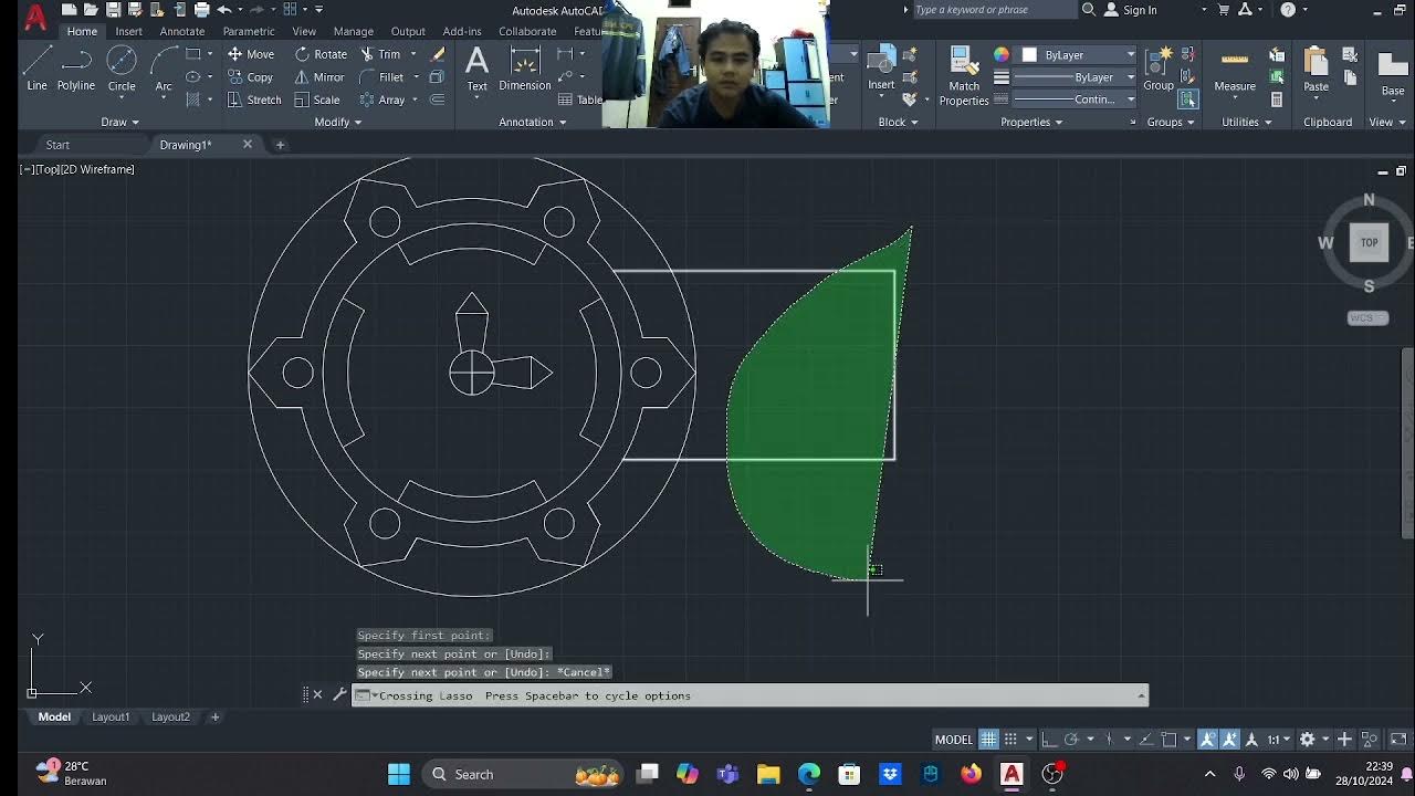 DELDY FERLIANZAH TUGAS AUTOCAD PAGE 16 [236411021] - YouTube