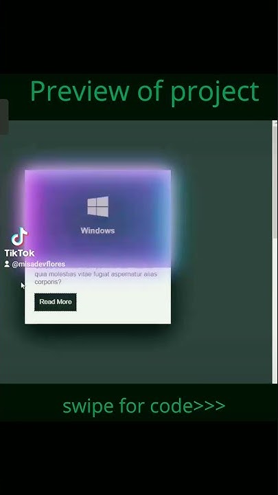 Tarjeta negra con html y css #html #css #programador #reels #shorts #viral #dev #desarrolloweb # ...
