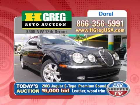 H Greg Auto Auction on Car Shopper TV - #1 - YouTube