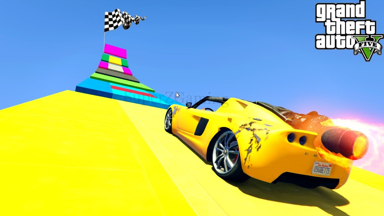 Rocket Car Parkour in GTA 5 | gta 5 Parkour | Parkour gta 5 - YouTube