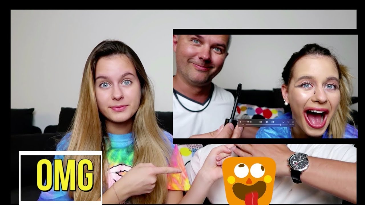 APA KÉSZÍTI A SMINKEMET :D - Csenge Forstner - YouTube