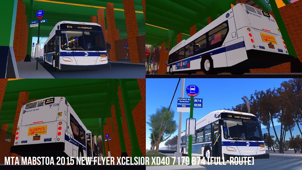 MTA MaBSTOA 2015 New Flyer Xcelsior XD40 7179 B74 (Coney Island ...