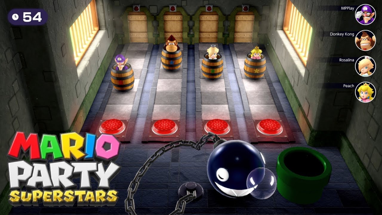 Mario Party Superstars - Sneak n Snore Minigames Gameplay - YouTube