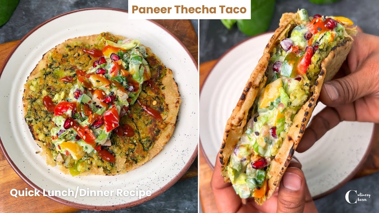 Smashed Paneer Taco | Paneer Thecha Recipe | Malaika Arora’s Viral ...