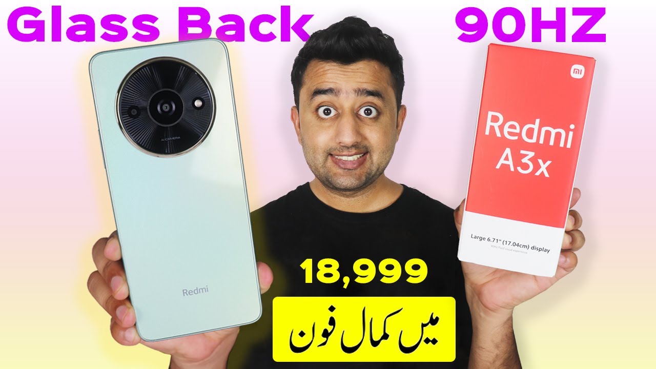 Redmi A3X Unboxing & Price in Pakistan - Glass Build - 90HZ Display ...