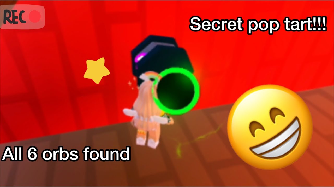 All 6 orbs found in find all the pop tarts!!!!!!! #roblox - YouTube
