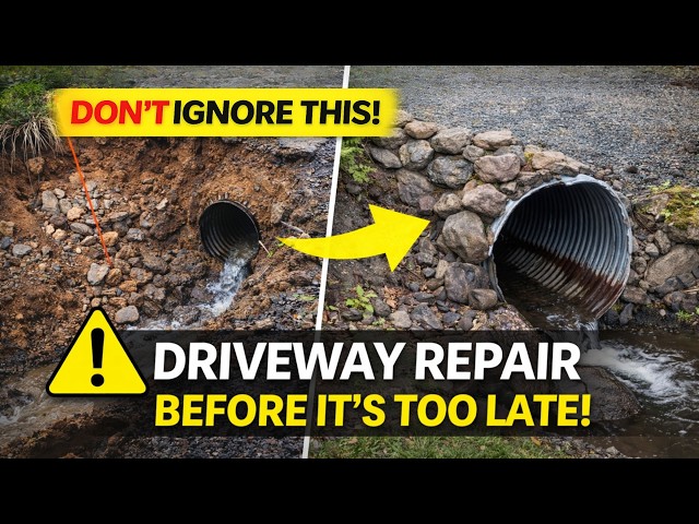 Rustic Driveway Entrance Culvert Ideas