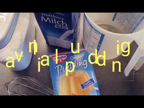 EASY VANILLA  FLAVOUR PUDDING RECIPE