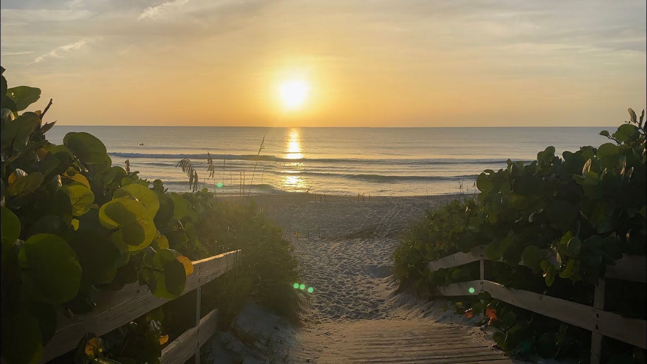Sunrise | Melbourne Beach FL| Florida beaches | morning sunrise ...