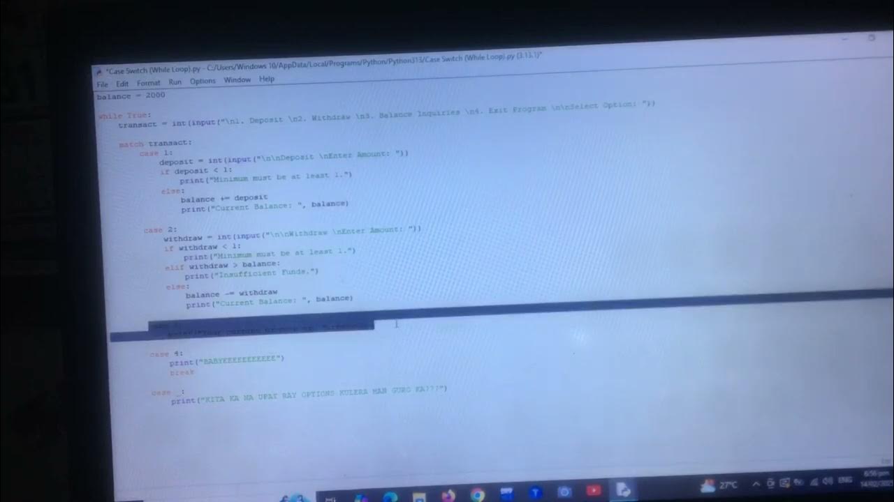UNSAON PAG WHILE LOOP SA PYTHON!!! (How to do while loop) - YouTube