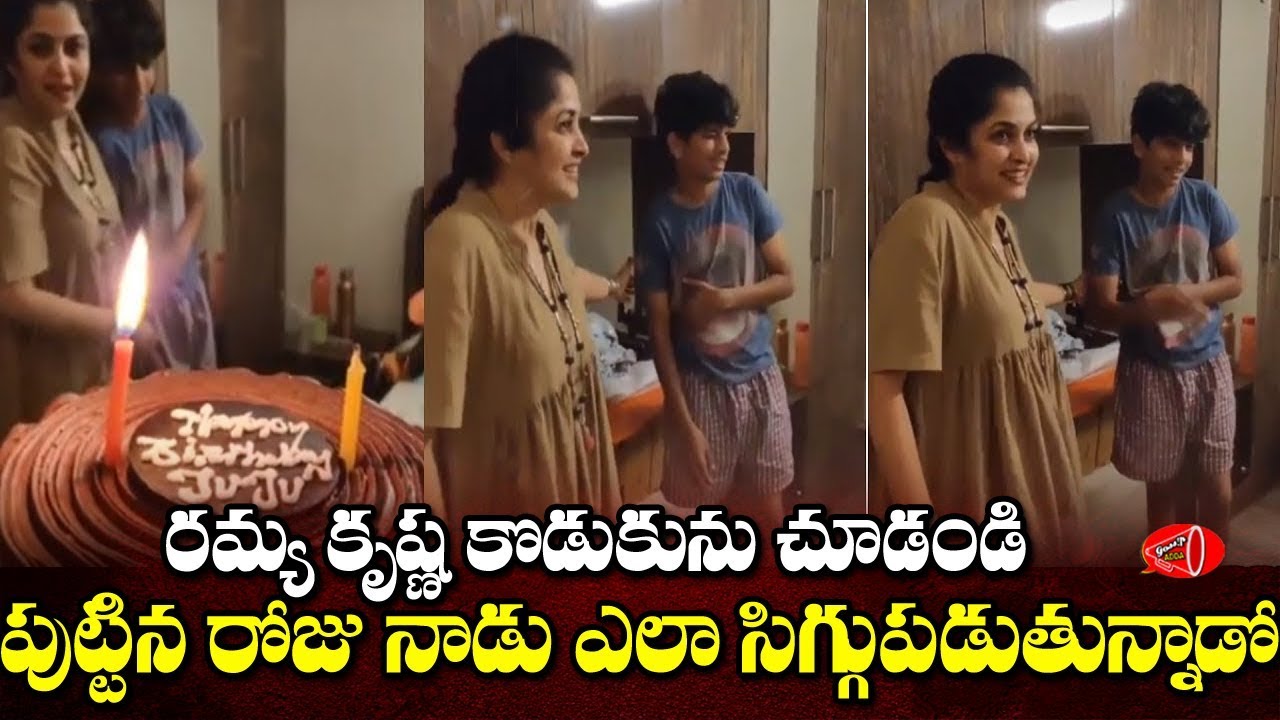 రమ్యకృష్ణ కొడుకు తెలుగు చూడండి..Ramya Krishnan Son Ritwik Vamsi ...