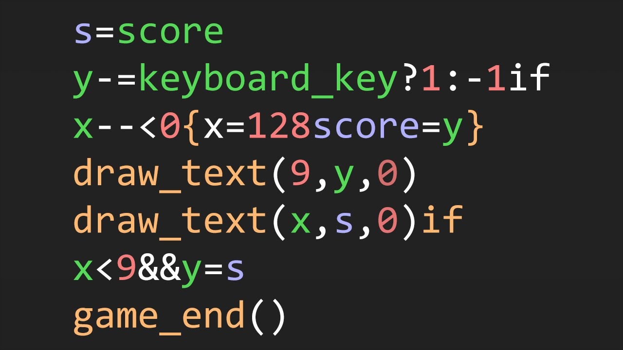 This Game Is Only 100 CHARACTERS LONG? - YouTube