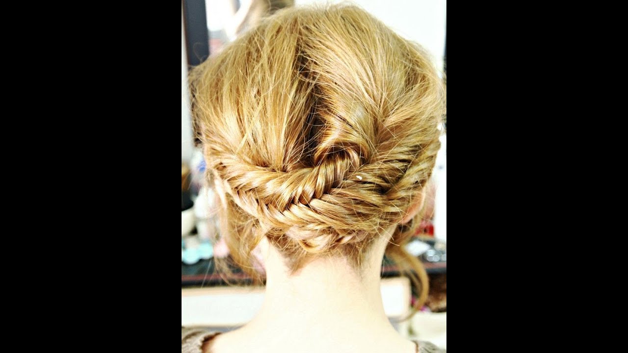 Fishtail Crown Braid Hair Tutorial - YouTube