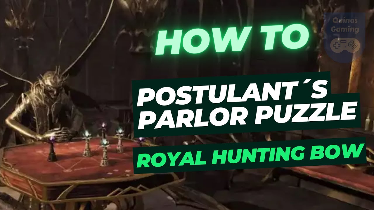 Postulant's Parlor Puzzle & Hunting Royal Bow | Remnant 2 - YouTube