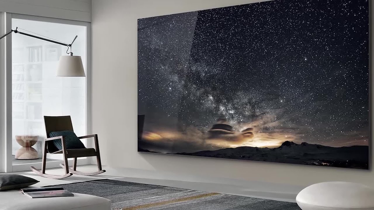 Samsung unveils a big, BIG, TV at CES - YouTube