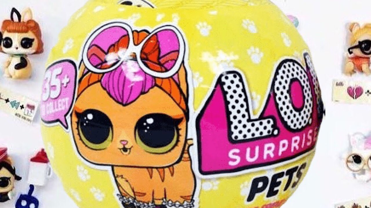 LOL Pets Surprise Squeaky Hamster & Cool Kitty - YouTube