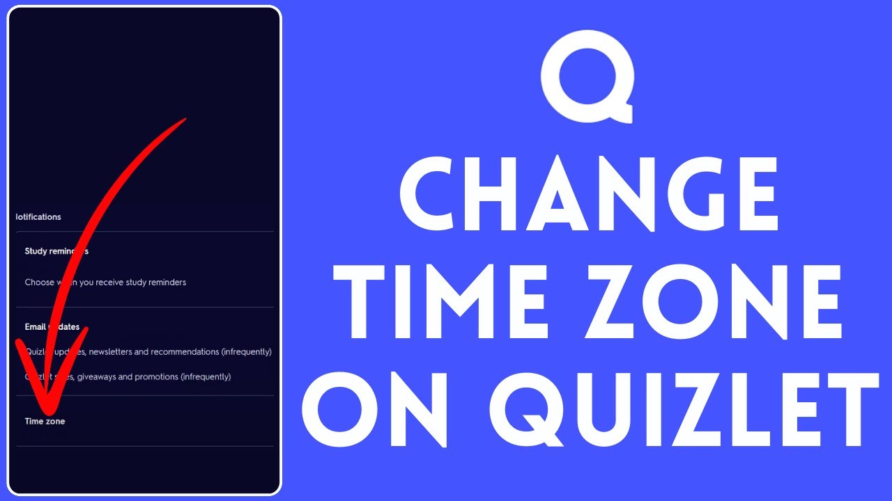 How to Change Time Zone on Quizlet (2024) | Edit Time Zone in Quizlet ...