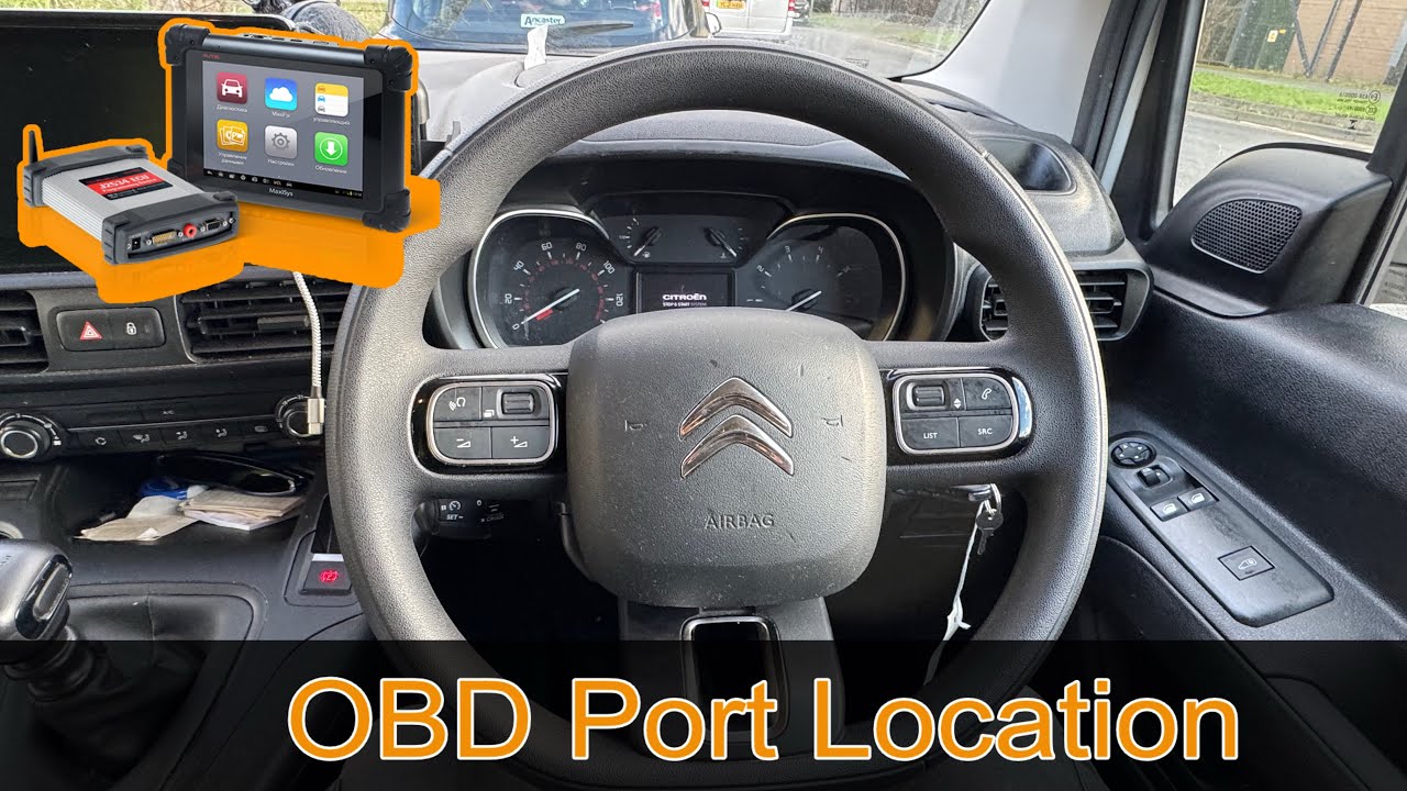 2023 CITROEN BERLINGO - OBD Port Location - YouTube