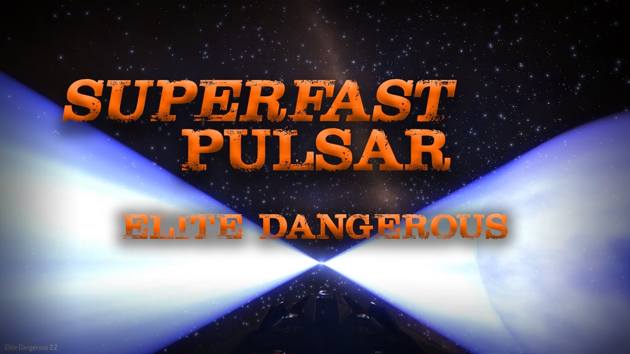Extremely fast spinning Neutron Star - Elite: Dangerous 2.2 - YouTube
