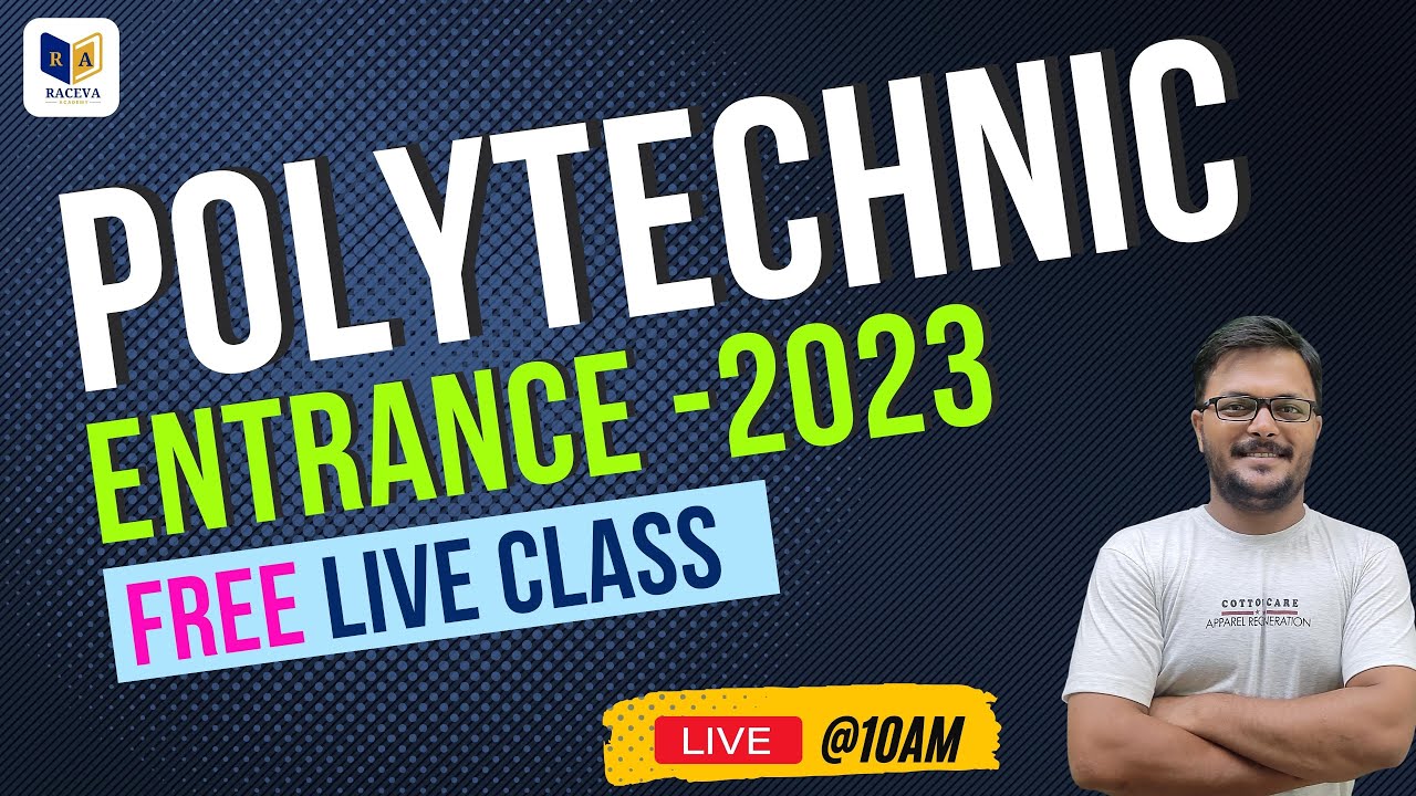 polytechnic entrance exam live classes by raceva academy/polytechnic ...