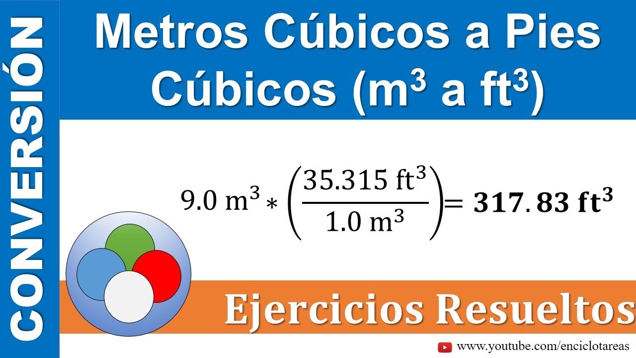 Metros C bicos A Pies C bicos m3 A Ft3 PARTE 1 YouTube