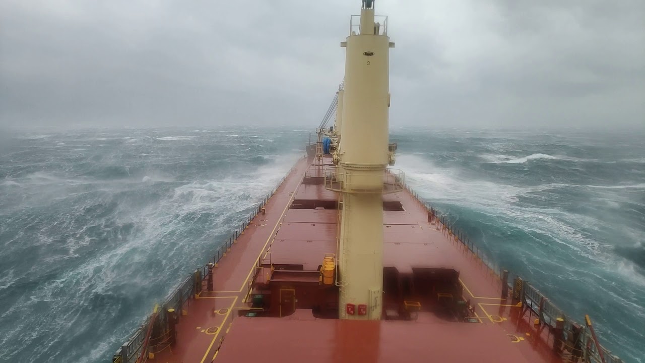 Heavy weather at Aegean Sea.. - YouTube
