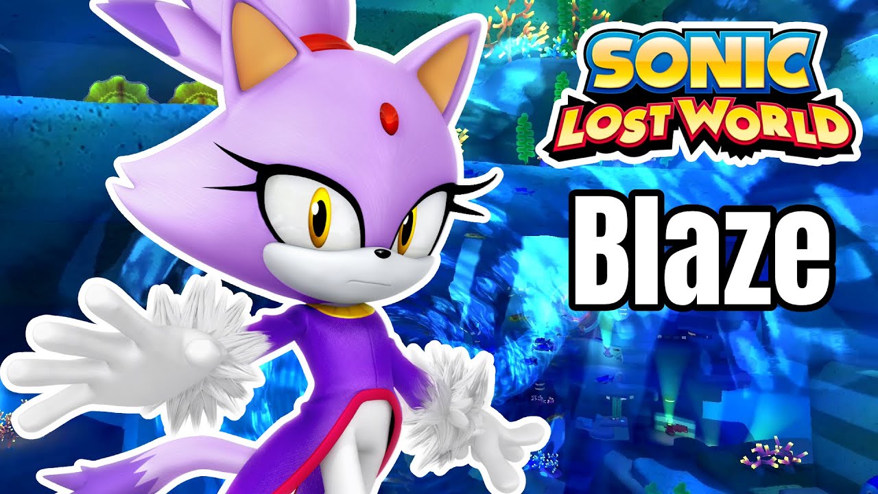 Blaze The Cat In Sonic Lost World Mod - YouTube