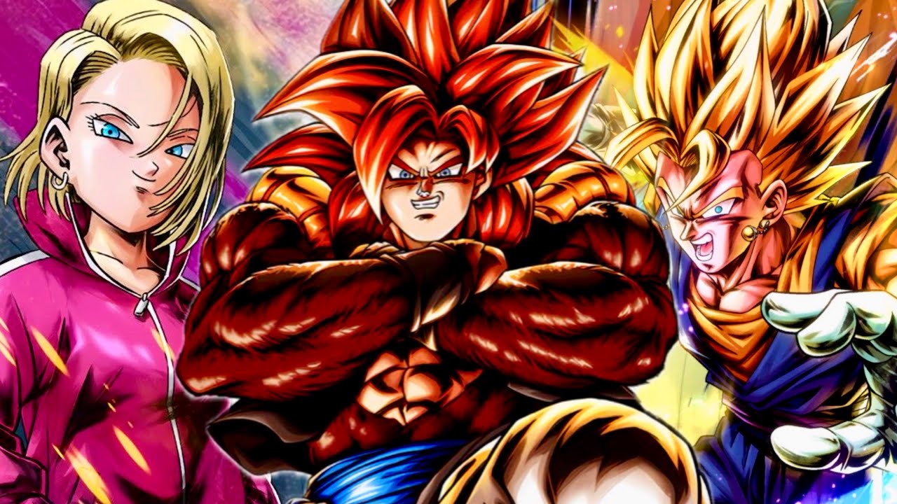 Unstoppable Trio: Gogeta SSJ4, Android 18, & Vegito Unleash New Attacks ...