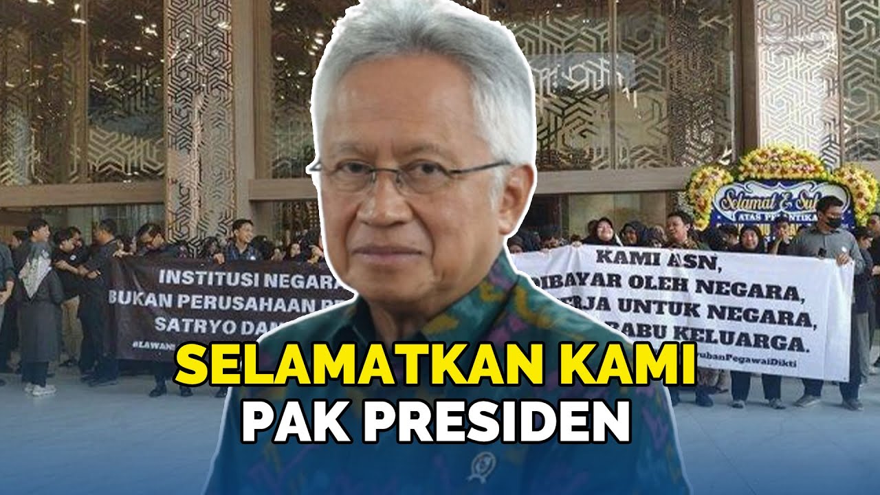 🔴 KAMI Bukan Babu Keluarga, Pernah Tampar Vendor, Menteri Satryo Ngacir ...
