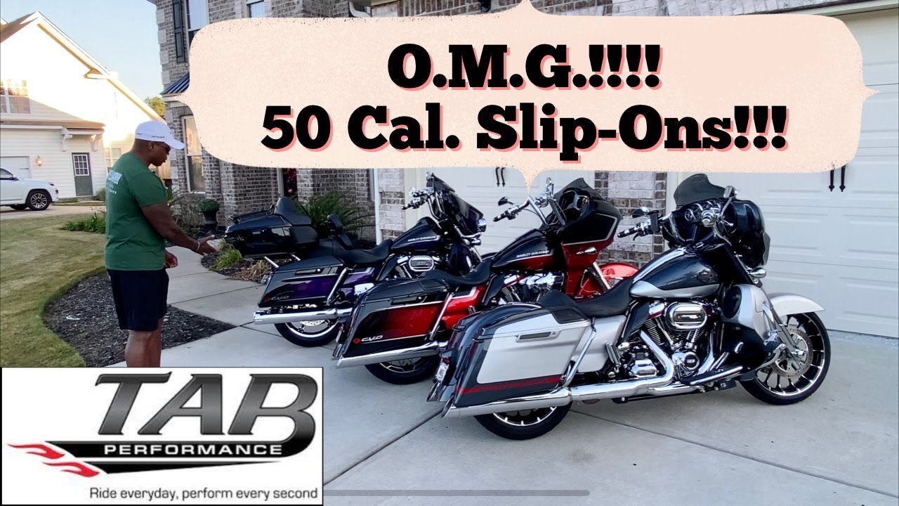 Tab Performance 50 Cal Slip-Ons On My 2021 Limited CVO!!!!! OMG!! - YouTube