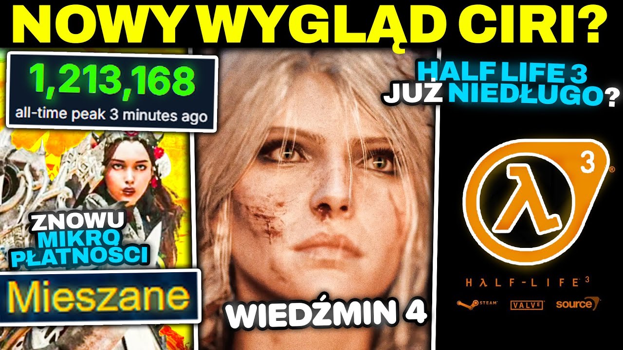 Tak Będzie Wyglądać Ciri w Wiedźmin 4? — Monster Hunter ROZWALIŁ STEAMA ...