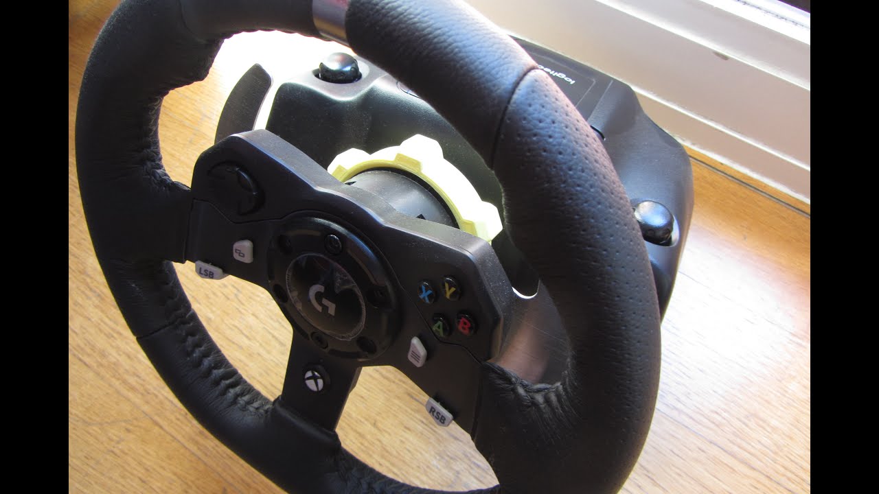 Logitech G920 quick release for storage - YouTube