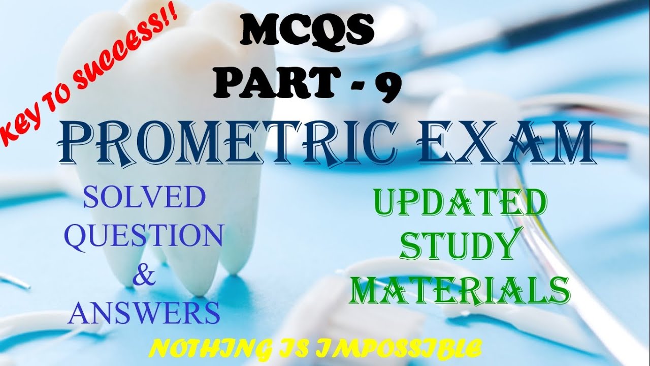 |GENERAL DENTIST EXAM| PROMETRIC EXAM| MCQS| SOLVED ANSWERS| - YouTube