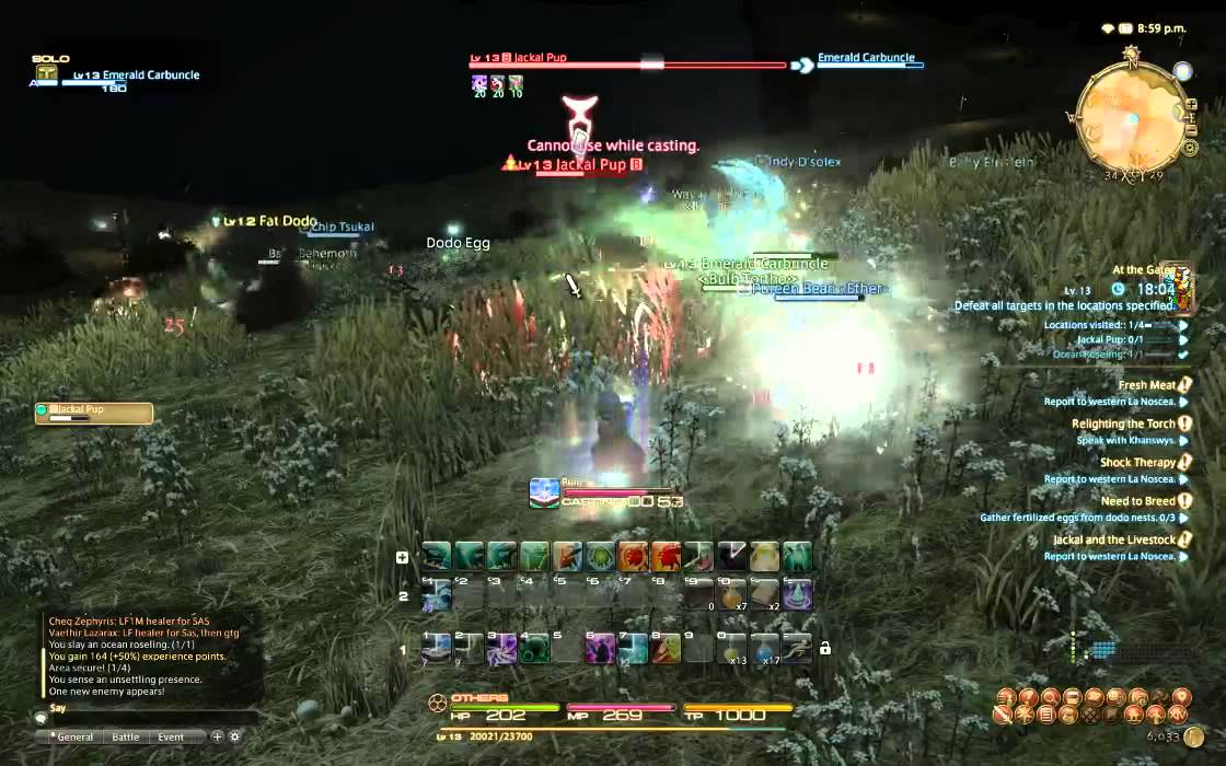 Final Fantasy XIV: Arcanist Levels 13-15, Cook 1-5 - 1 / 9 - YouTube