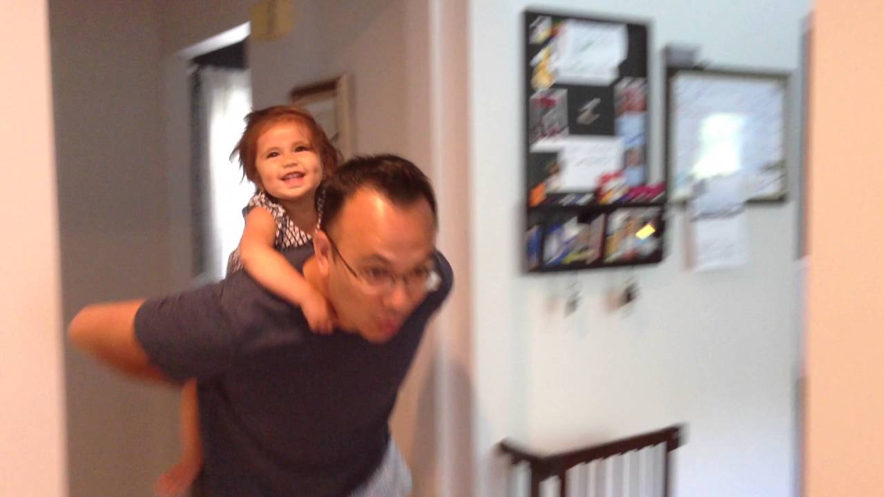7/19/2016 - Horsey on Daddy's back - YouTube