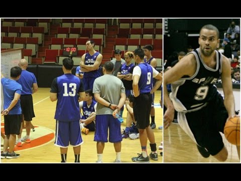 GILAS POINT GUARDS, TUTOK SA ENSAYO PARA PAGHANDAAN SI TONY PARKER ...