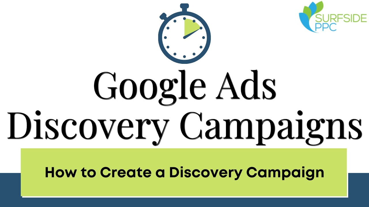 How to Create Google Ads Discovery Campaigns - Marketing10 - YouTube