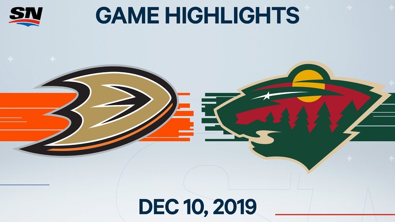 NHL Highlights | Ducks vs. Wild – Dec. 10, 2019 - YouTube