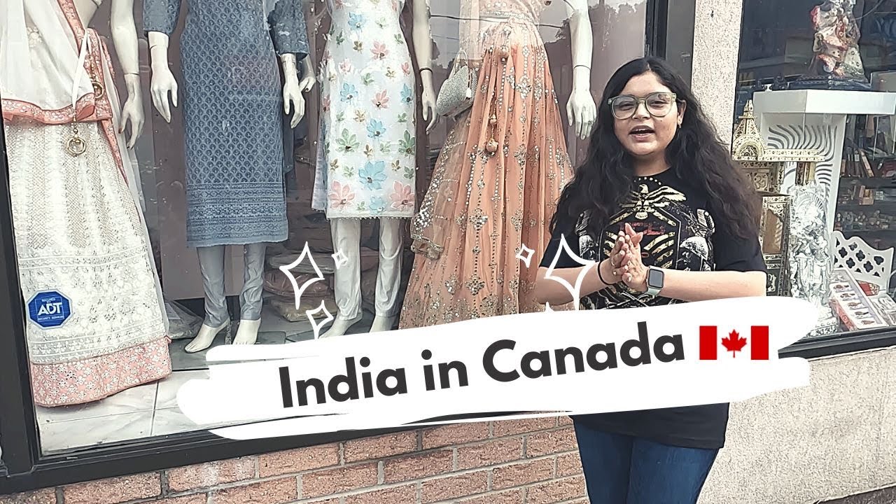 Little India in Canada || Gerrard india Bazaar - YouTube