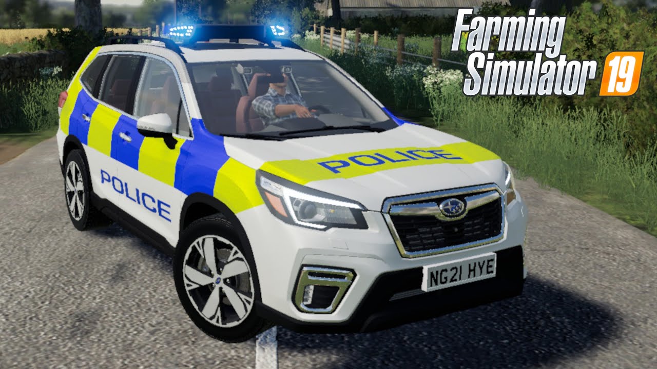 FS19 - Subaru Forester UK POLICE 🚔 - Car mod for Farming Simulator 2019 ...