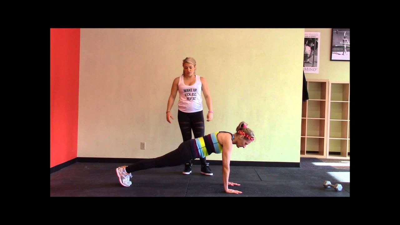 Plank Hop Thru - YouTube