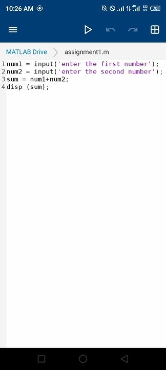 About matlab commends input, keyboard,pause, For loop,while loop - YouTube
